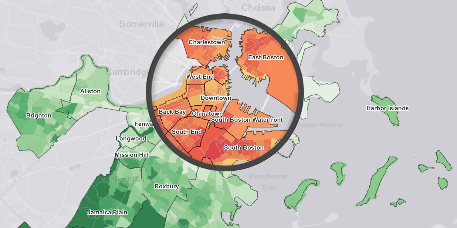 Boston Tree Equity Maps Speak For The Trees Boston Boston Tree Equity Maps Speak For The Trees Boston
